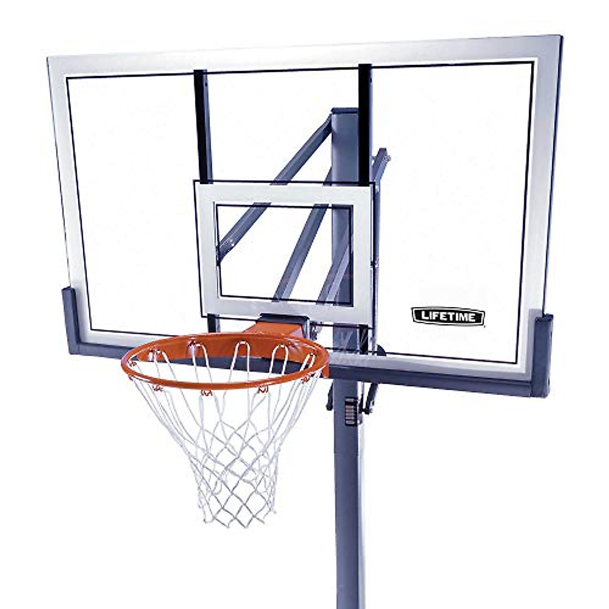 Lifetime 78888 In-Ground Power Lift Backboard Basketball System, 54-Inch