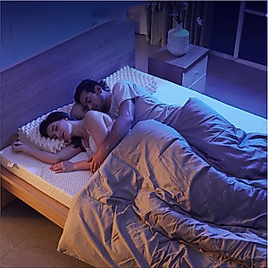 Natural Latex Mattress Topper - Medium Firmness - Latex Mattress,Breathable and Comfortable,Durable and Not Easy to Collapse,3in,150x200cm(59x79in)