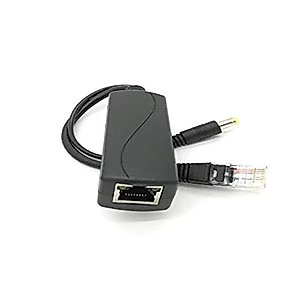 Ubibot POE Splitter for GS1-AETH Device, DC 12V Output, IEEE 802.3af Compliant, for Non-PoE IP Camera, AP, Router Voip Phone