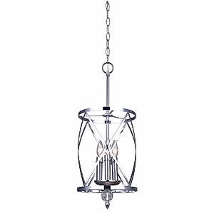 Canarm ICH172B03CH10 Vanessa 3-Light Chandelier, Chrome