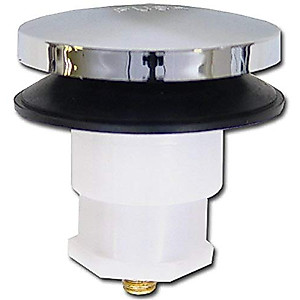 KISSLER & CO. INC Drain Stopper,Plastic,Chrome (58-7153)
