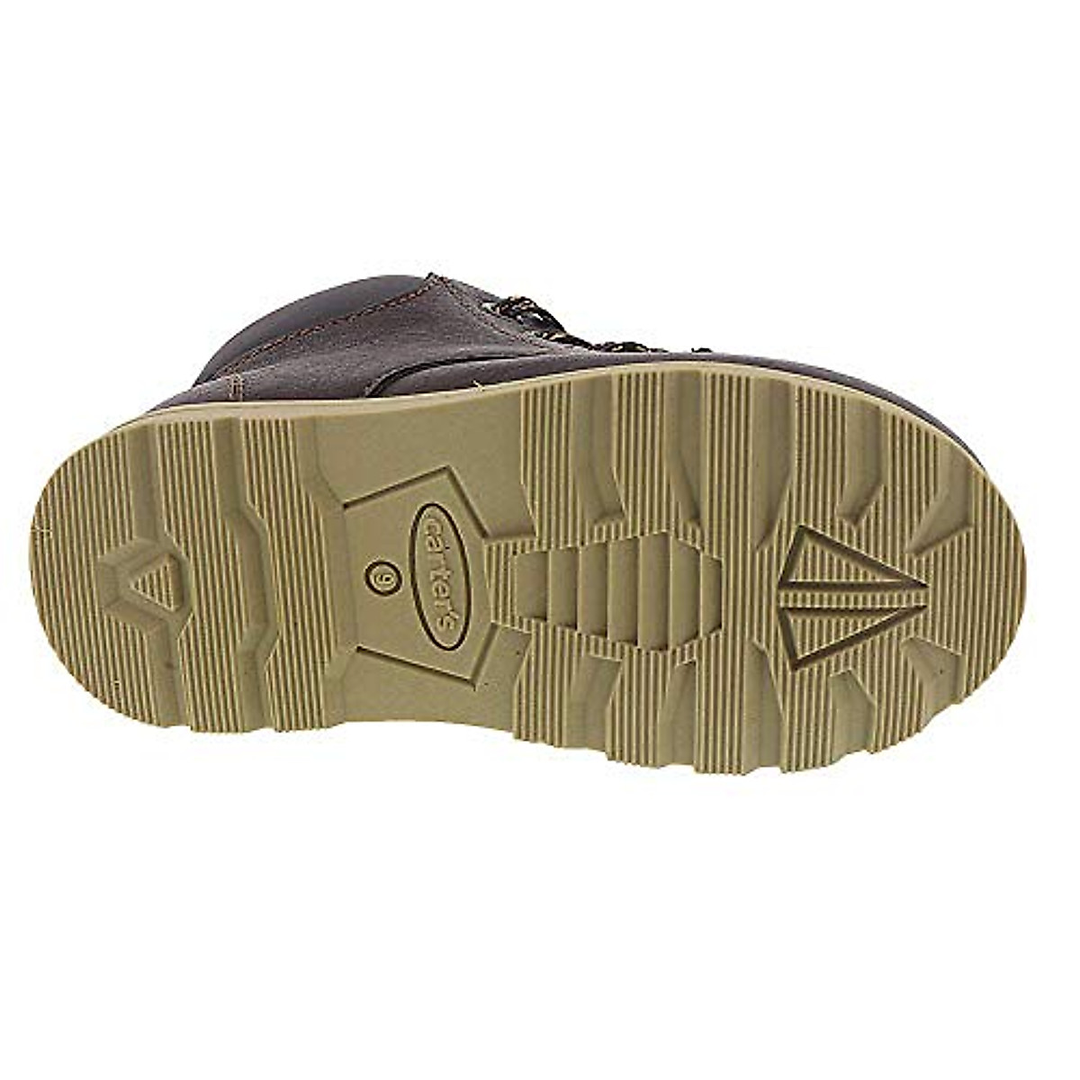 carter's Boys' Brand Fashion Boot, Brown, 6 M US Toddler