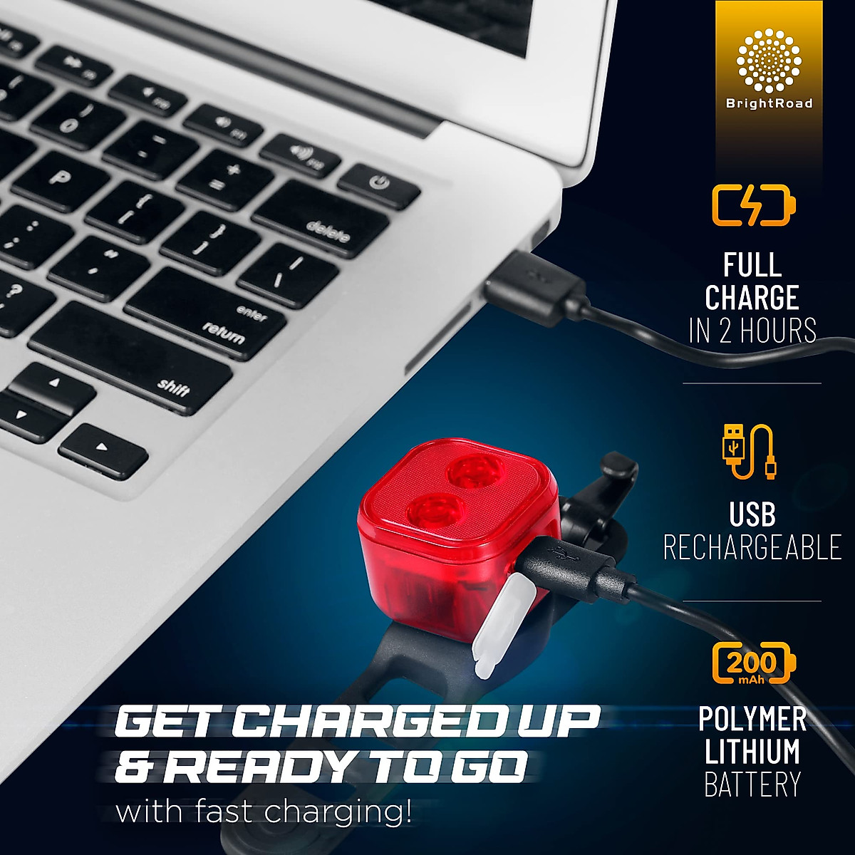 Upgraded Front 8000 Lumens LED Bike Light with Remote Control for Night Riding, Bicycle Lights Front and Rear, CREE USB Rechargeable Bike Lights Front and Back, 85° Wide Beam Bike Headlight