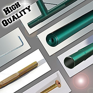 Benefit-USA Multi-Size Large Garden Support Arch Frame Climbing Plant Arch Arbor for Flowers/Fruits/Vegetables (19.7'X9.8'X7'), Green