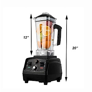 Smoothie Blender, Countertop Mixer for Shakes and Smoothies with Timer Speed Control, Tamper, 67oz Professional BPA-free Grinder Juicer for Crushing Ice, Nuts, Meat, Self-cleaning