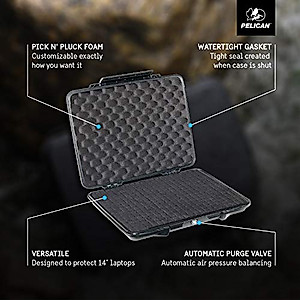 Pelican 1085 Laptop Case With Foam (Black)