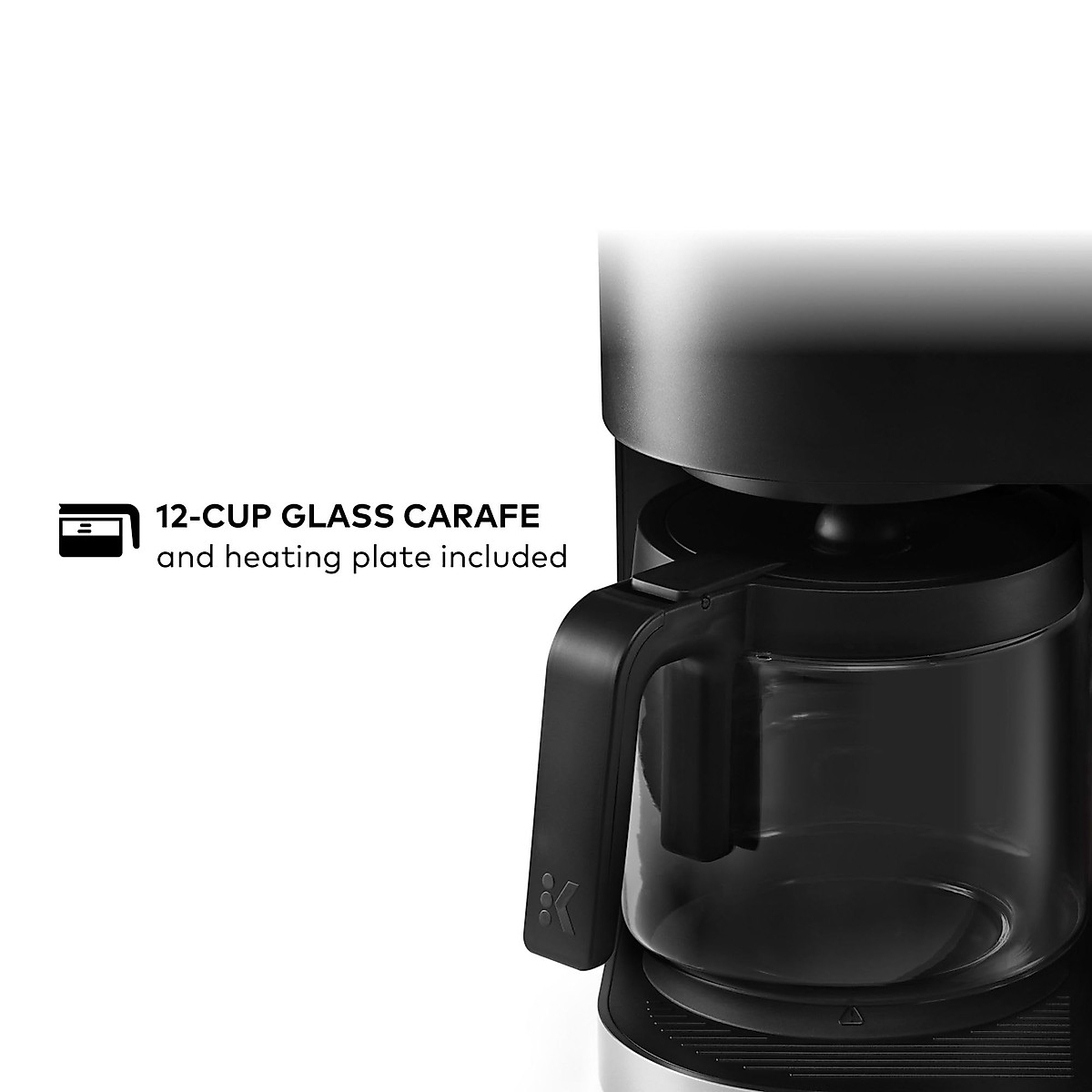 Keurig K-Duo Coffee Maker, Single Serve and 12-Cup Carafe Drip Coffee Brewer, Compatible with K-Cup Pods and Ground Coffee, Black