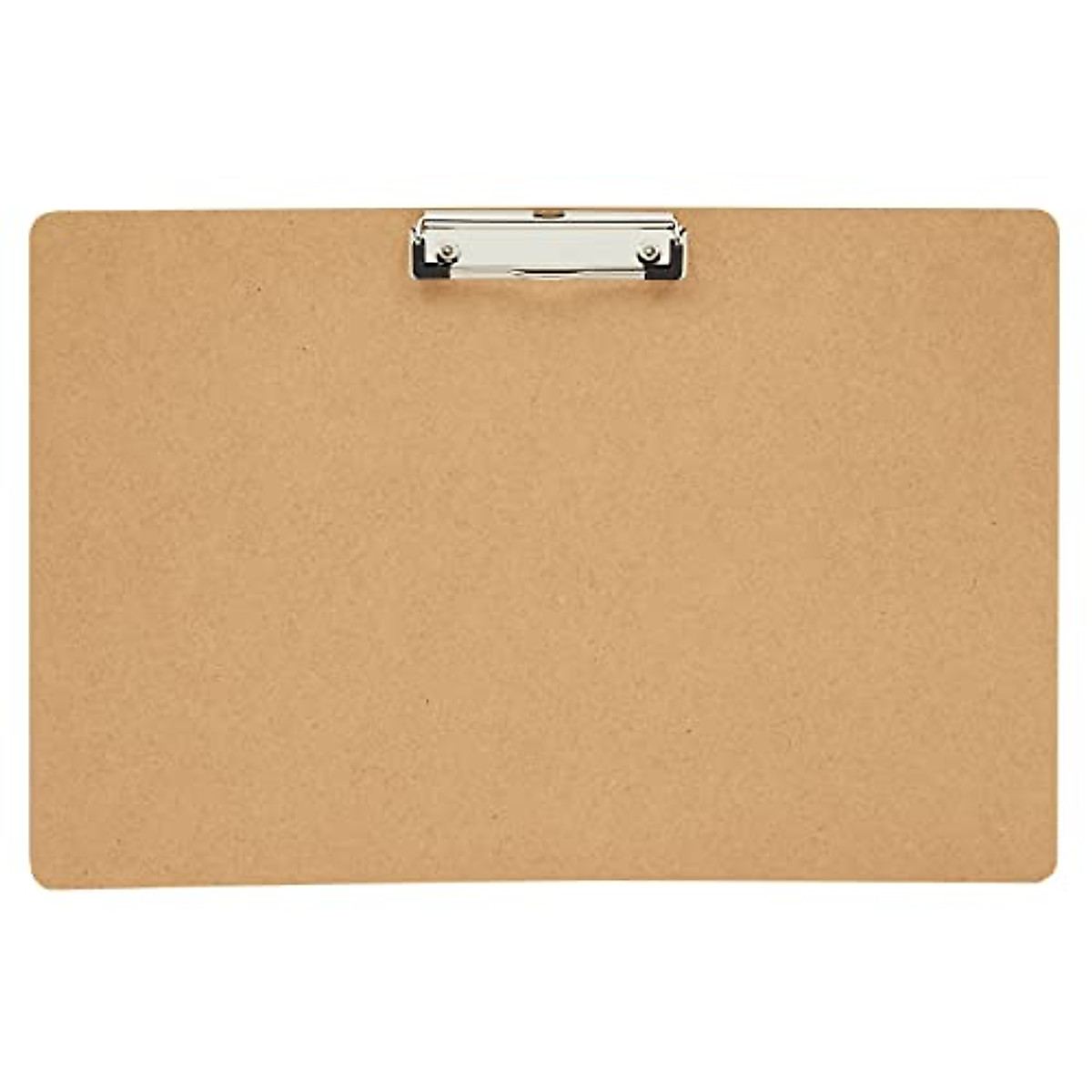 Juvale 4 Pack Extra Large 11x17 Clipboards, Horizontal Wooden Lap Boards with Low Profile Clip for Drawing, Sketching, Art Supplies (3mm Thick)