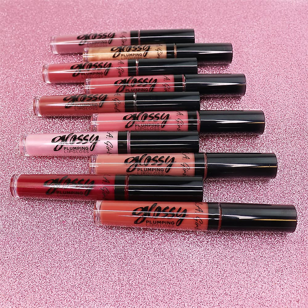 L.A. Girl Glossy Plumping Lipgloss- Plush
