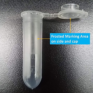 Polypropylene 2.0 ml Micro-centrifuge Tube with Snap Cap, Natural (Pack of 500)