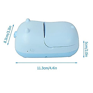 LIUYUNQI 200dpi Mini Pocket Printer Portable Thermal Printer Photo Picture EList Receipt Printer BT (Color : Blue)