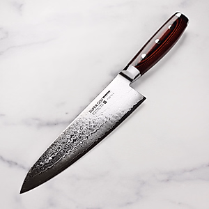 Yaxell Super Gou 8" Chef's Knife - Made in Japan - 161 Layers SG2 Stainless Damascus
