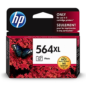 Original HP 564XL Photo High-yield Ink Cartridge | Works with HP PhotoSmart B8550, C6300, D5400, D7560, 7500, Premium, eStation Series | CB322WN