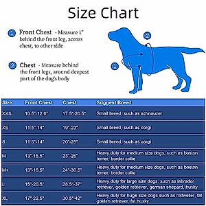 Hiado Dog Harness with Front Clip and Back Clip No Pull Adjustable for Small Medium Large Dogs Purple L