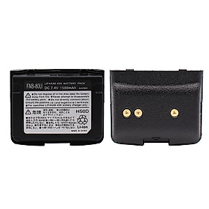 CD-15A Chager & FNB-80Li Replacement Battery Compatible for Yaesu VX-7r VX-6r VX-5r etc Two Way Radio Accessories