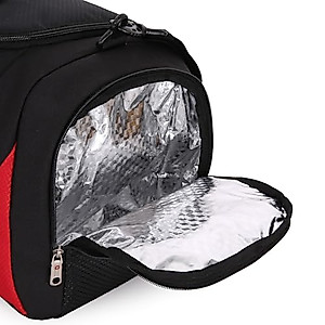 SwissGear 1900 Travel Duffle Bag, Black/Red, 22-Inch