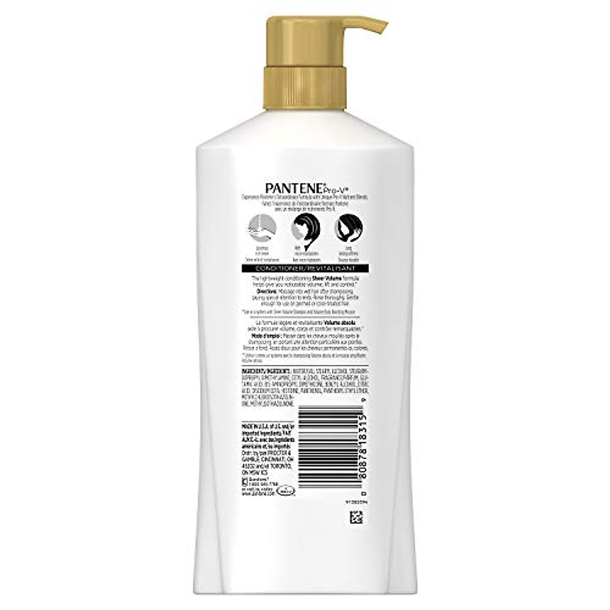 Pantene Pro-V Sheer Volume Conditioner, 23.7 fl oz