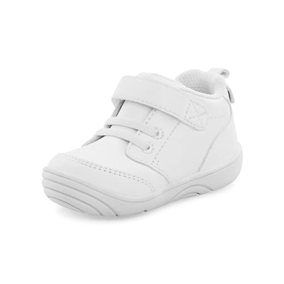 Stride Rite 360 Boys Taye 2.0 First Walker Shoe, White, 3 Infant