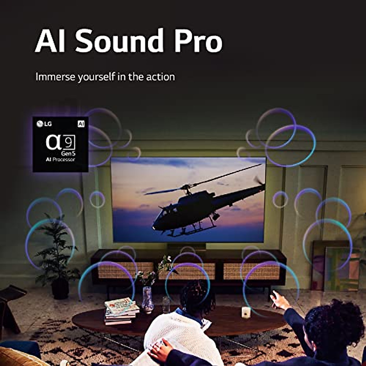 LG C2 Series 65-Inch Class OLED evo Gallery Edition Smart TV OLED65C2PUA, 2022 - AI-Powered 4K, Alexa Built-in