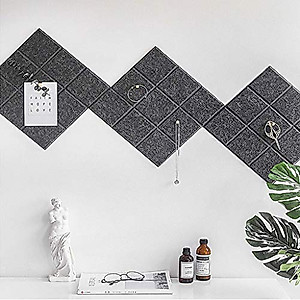 Felt Cork Board x6, DIY self-Adhesive Photo Wall Bulletin Board, Message Board, Kindergarten Decoration Background Wall