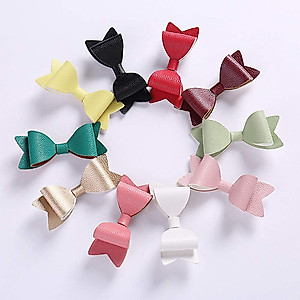 Picheng Solid Colored White Faux Leather Sheets PU Synthetic Leather Perfect for Craft DIY Handmade Jewelry Earrings Bow Making (White)