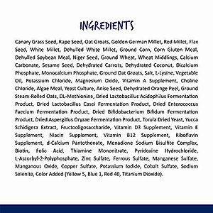 Vitakraft Menu Premium Canary and Finch Food - Vitamin-Fortified - Daily Food for Small Pet Birds Browns 2.5 Pound (Pack of 1)