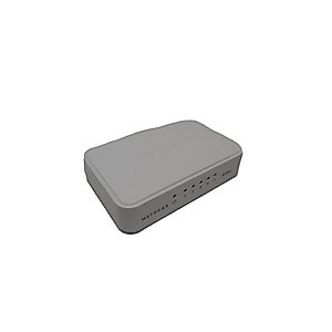 Netgear GS205-100PAS NETGEAR 5-Port Gigabit Ethernet Unmanaged Switch, Desktop, 10/100/1000Mbps (GS205)