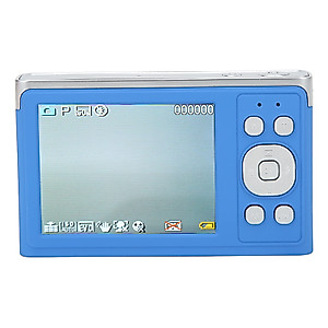 UPQRSG 4K Digital Camera, 2.88in IPS HD AF Autofocus Digital Camera, Mirrorless Compact Video Camera, 16X Zoom 50MP Vlogging Camera, for Macro Shooting[Blue]