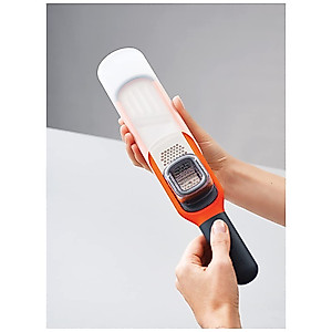 Joseph Joseph Handi-Grate 2-in-1 Grater & Slicer, Orange