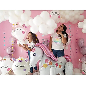 BEISHIDA 100 Pack 10 Inch Thicken Light White Balloons,Large Macaron White Latex Helium Balloons for Birthday Wedding Reception Bridal Shower Party Decorations Supplies