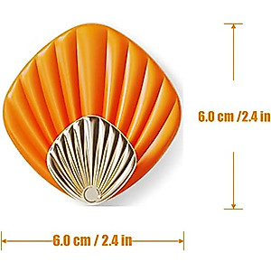 4pcs Decorative Hanging Hooks Seashell Wall Hooks Coat Key Towel Hooks Wall Hangers Beach Nautical Home Decoration Ornaments