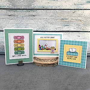 Sick Silicone Clear Stamp and Die Sets for Card Making, DIY Embossing Photo Album Decorative Craft