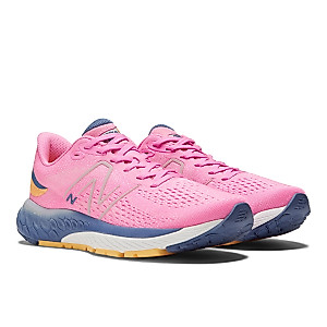 New Balance Women's Fresh Foam X 880 V12 Running Shoe, Vibrant Pink/Vibrant Apricot/Night Sky, 8.5