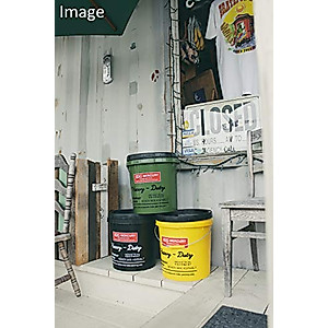 Mercury ME046147 PP Industrial Bucket Storage Box, Black, 13.6 x 12.4 x 12.4 inches (34.5 x 31.5 x 31.5 cm), Black