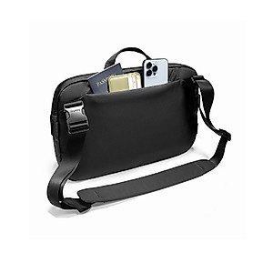 tomtoc Laptop Messenger Shoulder Bag for 13 inch iPad Pro/Air, 13 inch MacBook Pro/Air, Minimalist Chest Crossbody Bag, Water-resistant Everyday Carry Pack for Business, Travel, Work