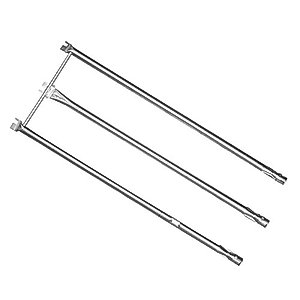 Hongso 34 1/4" Long Stainless Steel Burner Tube Set Replacement for Weber Genesis 300 Series E-310 E-320 EP-310 EP-320 S-310 S-320 Gas Grills (with Side Control Panel Only), 67722 SBG722