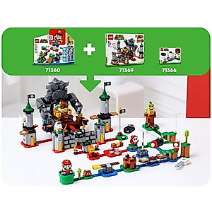 LEGO Super Mario Bowser’s Castle Boss Battle Expansion Set 71369 Building Kit; Collectible Toy for Kids to Customize Their Super Mario Starter Course (71360) Playset (1,010 Pieces)