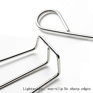 Yisscen 5 Pack Shoes Hanger Drying Rack for Dehumidifying Hanging Leather Shoes, Stainless Steel Drying Shoes Organizer Hook, Space Saving Shoes Hangers for Closet Wall, Multifunctional Shoe Hook