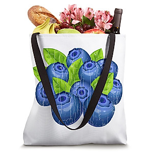 Blueberry Fruit Funny Berry Lover Eater Graphic Tote Bag