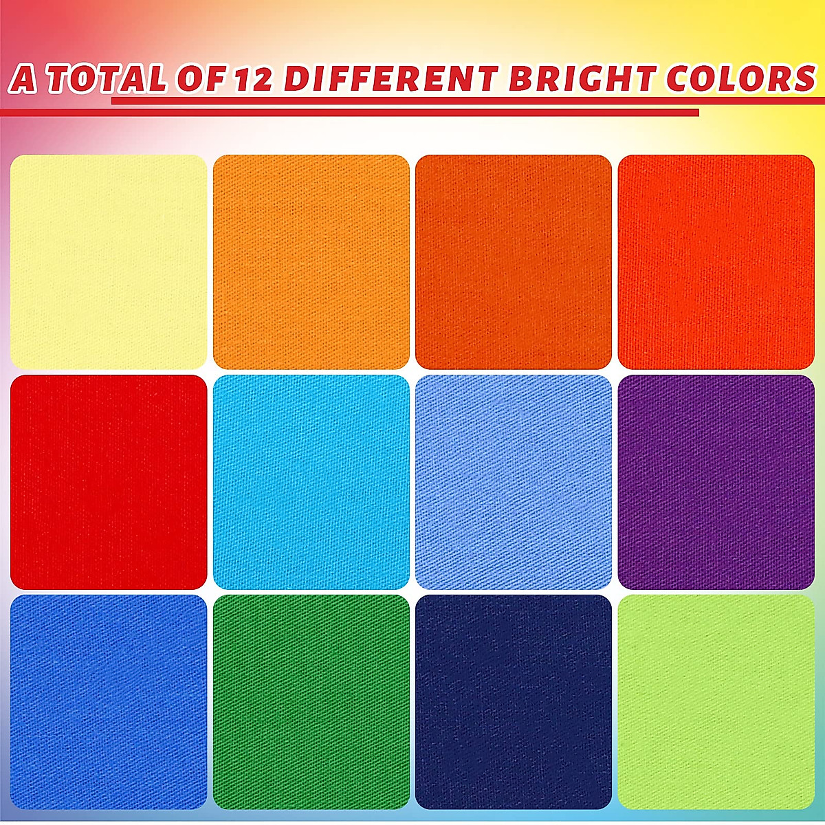 40 Pcs Roll Up Cotton Fabric Quilting Strips, Rainbow Jelly Cotton Fabric Patchwork Roll, 2.55 Inch Patchwork Craft Cotton Fabric, Jelly Fabric Bundle for Sewing DIY Crafts (Sandbeach Style)