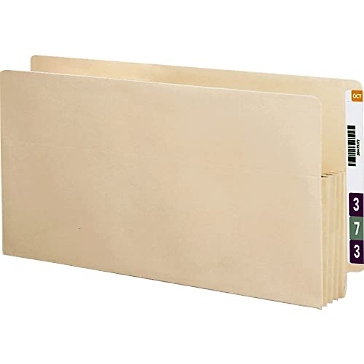 Smead Manila End Tab Letter Size 3 1/2 Inch-Expansion File Pocket with Manila Gussets 25 Count (75124)