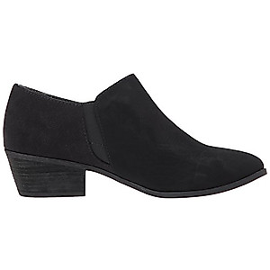Dr. Scholl's Shoes womens Brief -Ankle Ankle Boot, Black Microfiber Suede, 8 US