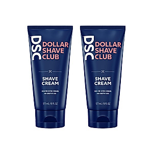 Dollar Shave Club | Shave Cream 6 ounce (2 Pack) | Hydrating Shaving Cream for Sensitive Skin