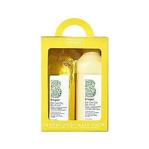 Briogeo Superfoods Banana Coconut Nourishing Shampoo and Conditioner Duo | Replenish Dull, Dry Hair and Supports Healthy Hair and Scalp | Vegan, Phalate & Paraben-Free