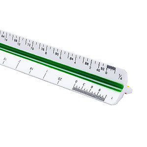 Mr. Pen Architectural Scale Ruler, 12" Plastic Architect Scale