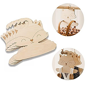Baby Clothes Hangers - Creative Wooden Baby Hangers for Nursery - Adorable Cartoon Shaped Kids Hangers, Infant Clothes Hangers for Newborn Toddler Unisex Nursery Closet Organizer Set Jmd-us