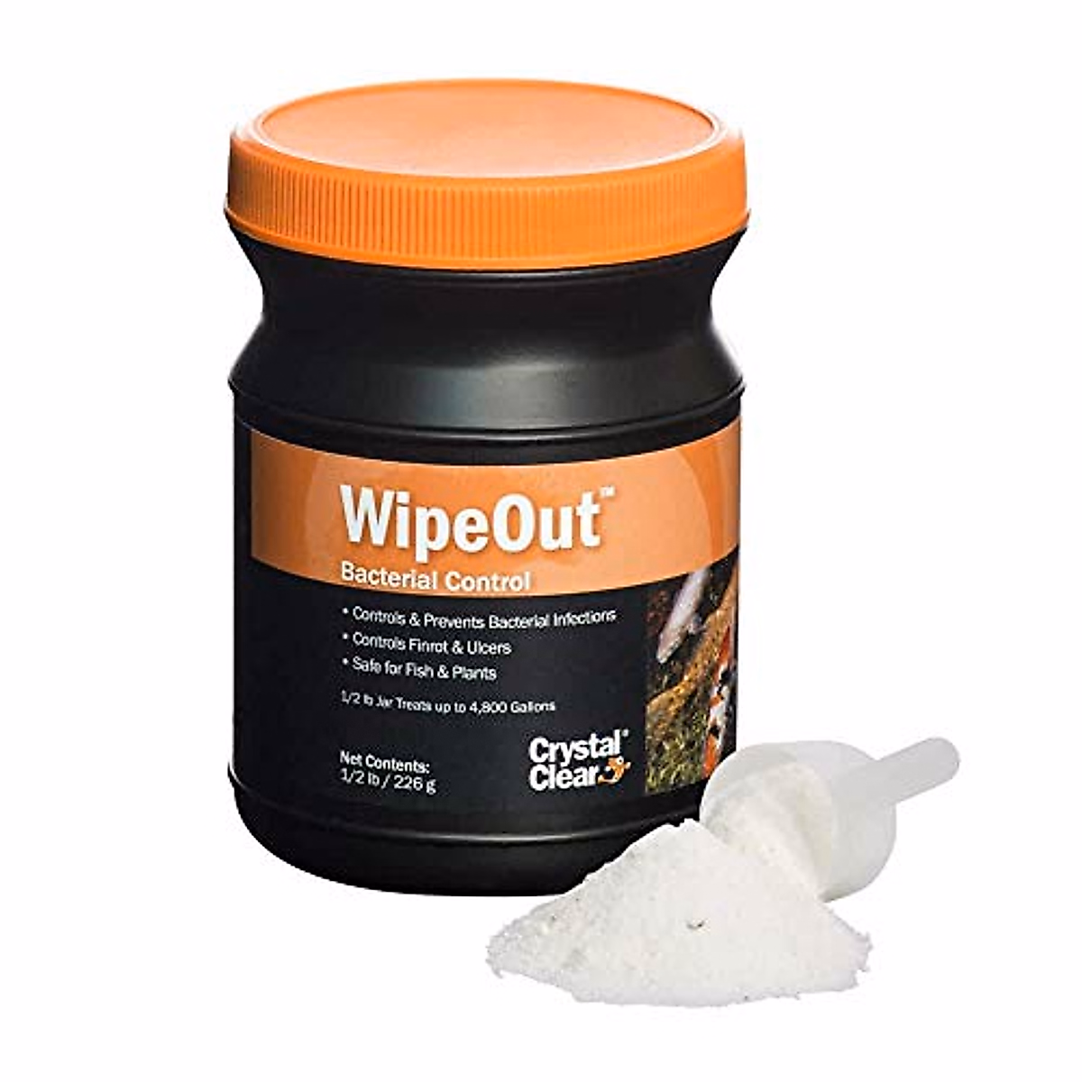 CrystalClear Wipeout Bacterial Control - 8 oz Treats Up to 4,800 Gallons
