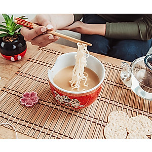 Disney Mickey Mouse Wild Wok 20-Ounce Ramen Bowl and Chopstick Set