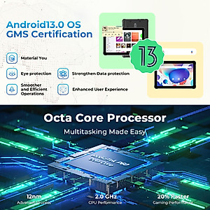 HOTWAV R6 Ultra Rugged Tablet Android 13, 10.4" 2K FHD+ Screen 15600mAh Outdoor Tablet, Helio P60 Octa-Core 16+256GB(2TB Expandable), 16+16MP Camera IP68/IP69K Tablet PC, 4G Dual SIM/5G WiFi/BT5.3/GPS