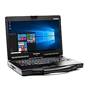 Panasonic Toughbook CF-53 MK4, i5-4310M 2.00GHz, 14 HD, 8GB, 256GB SSD, Windows 10 Pro, WiFi, Bluetooth, DVD (Renewed)